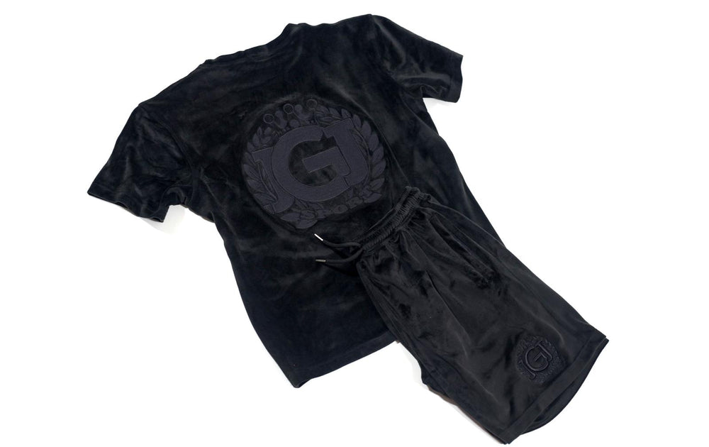 Black Velour JGJ Custom Top – JGJ Custom Designs